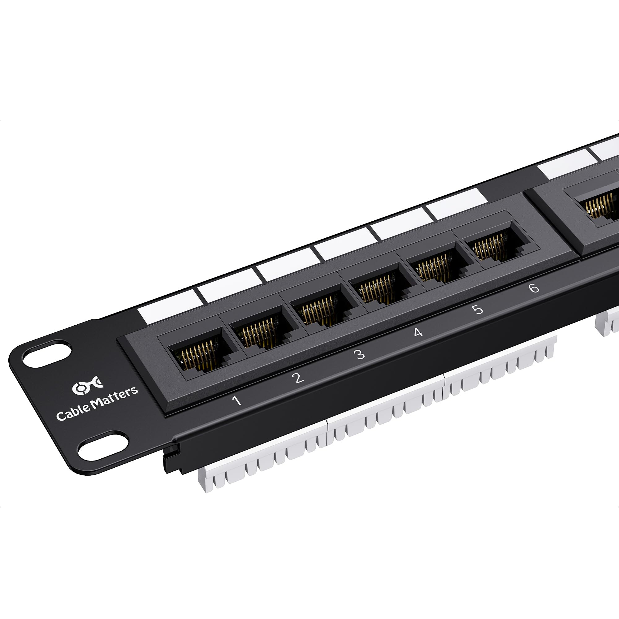 UL Listed Rackmount or Wall Mount 1U 24 Port Network Patch Panel (48cm ...