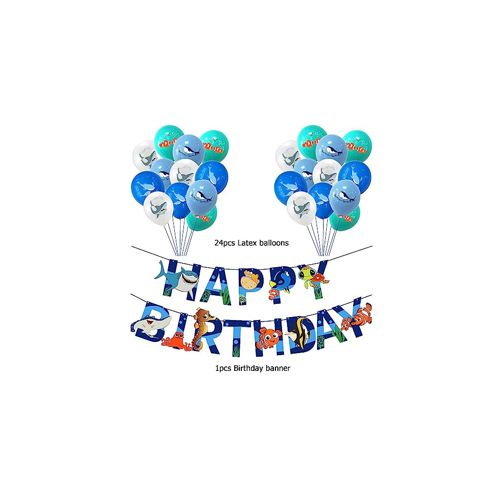 Birthday Party Decorations Finding Nemo Birthday Balloons Nemo Happy ...