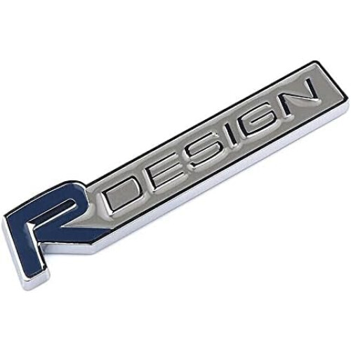 Blue Grill Badge Front Emblem For Volvo R DESIGN XC60 V70 S60 V40 V60 ...