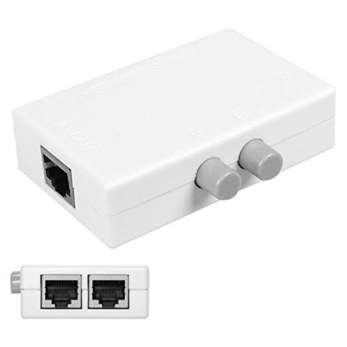 UTP STP 2 in 1 Out 2 Ports RJ45 LAN CAT Network Switch Selector ...