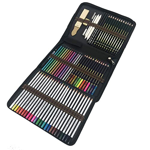 Colouring Pencils Sketch Drawing Set,Professional Set of 72 Sketching ...
