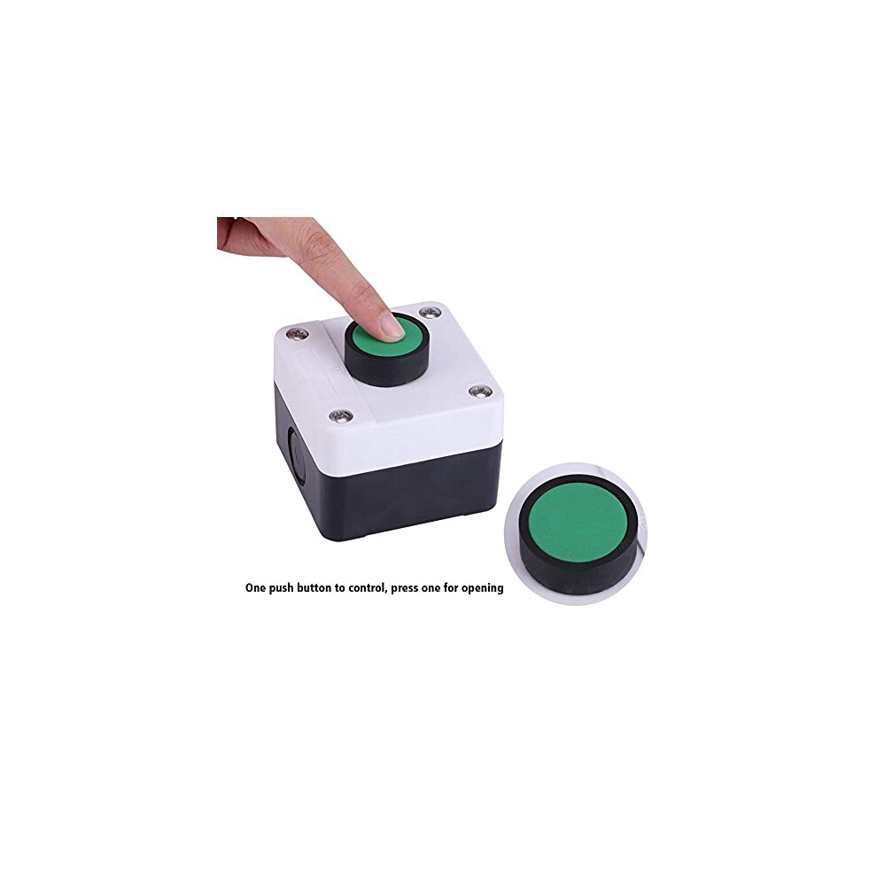 Gate Release Button，Weatherproof Green Push Button Switch One Button Control Box Push Button ...