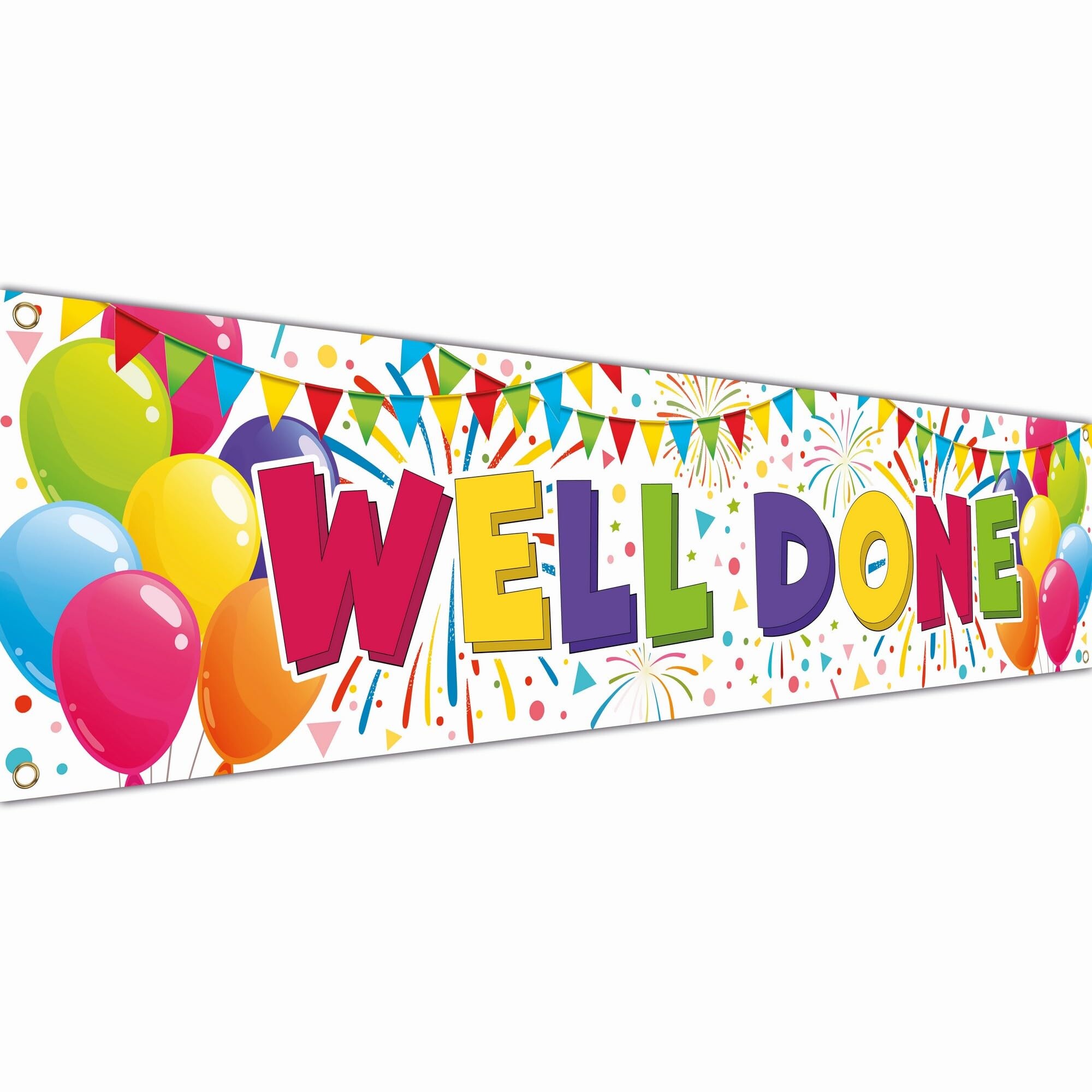 Well Done Banner - Congratulations Banner - Congratulations Decorations ...
