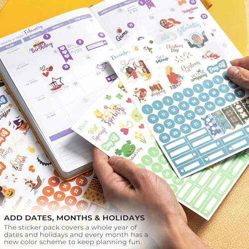 Mega Sticker Pack – 2,000+ Small Planner Stickers – Seasonal, Time ...