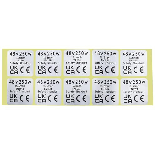 10pcs Motor Stickers Mid Drive Motor Sticker Motor PET Waterproof ...