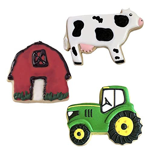 Country Farm Cookie Cutters 3-Pc. Set Made in The USA by Ann Clark ...
