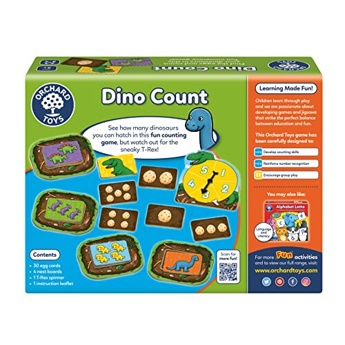 Dino Count Game, A fun dinosaur-themed numeracy game, develops number ...
