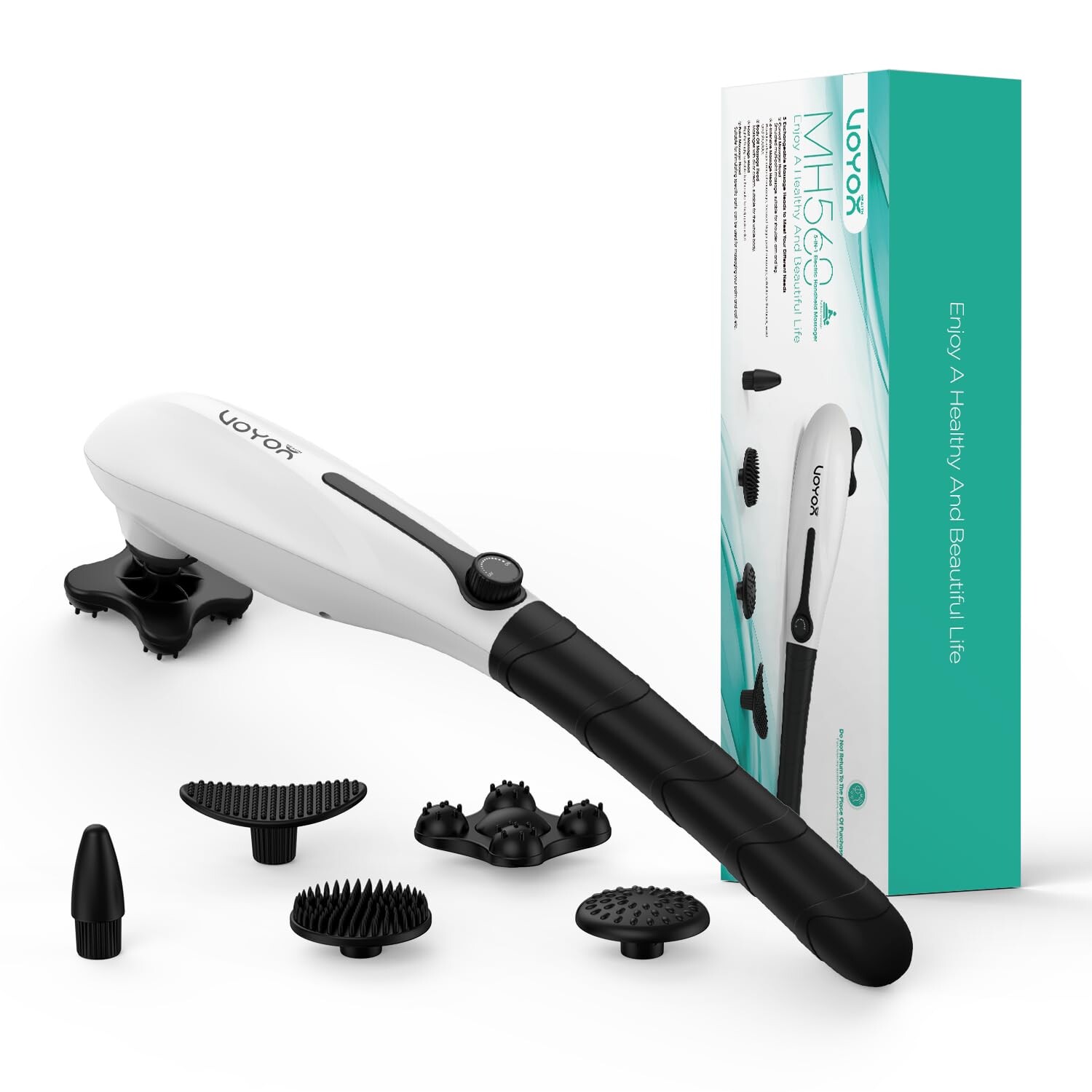Handheld Neck and Back Massager - Cordless Body Percussion Massage ...