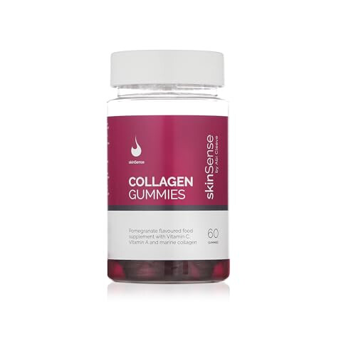 Collagen Gummies 60PCS, Marine Collagen Chewable Gummy, Skin Hair and ...