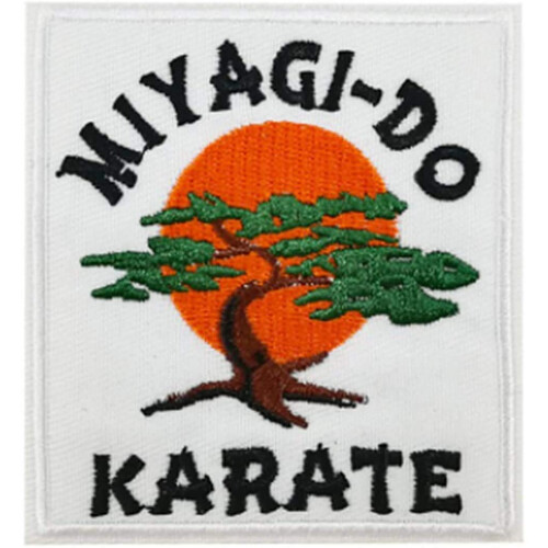SQUARE BADGE Miyagi do Karate COBRA KAI Karate Kid Cloth Badge Patch ...
