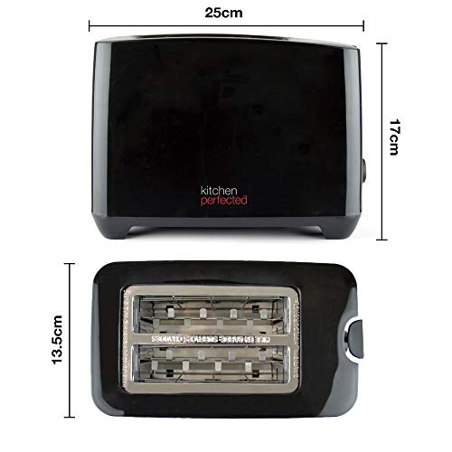 Kitchen Perfected 2 Slice Extra Wide Slot Toaster - 750W - 7 Browning ...