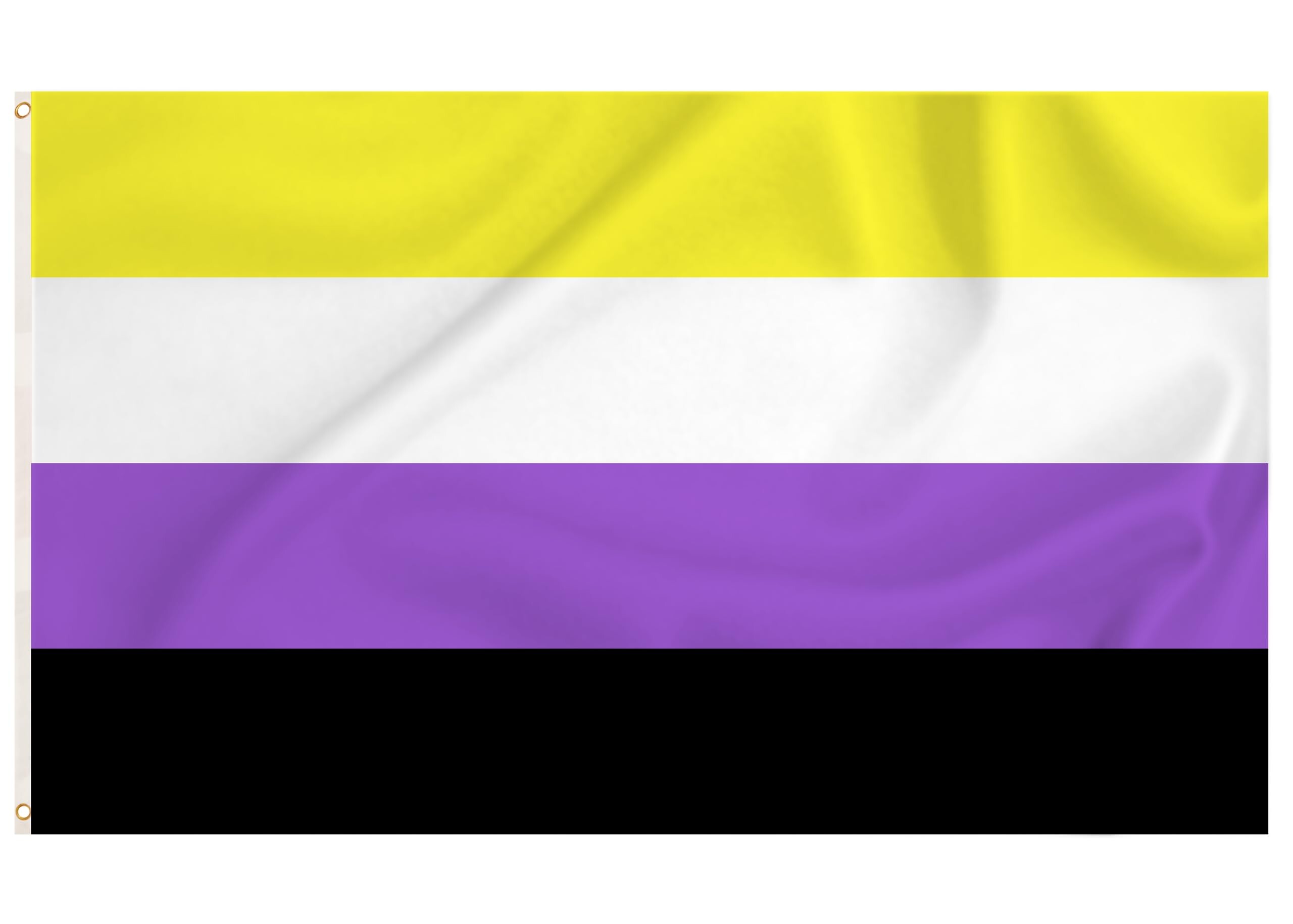Non Binary Flag LGBTQ Flags Gay Pride Flags 5ft x 3ft with Metal Eyelets Pride Decorations on OnBuy