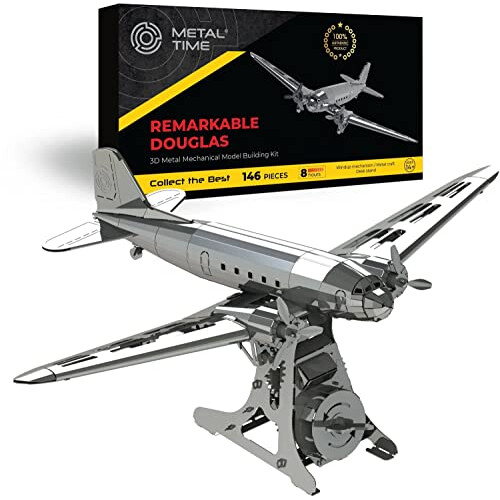 Remarkable Douglas, Douglas DC-3 Model, 3D Metal Airplane Model ...