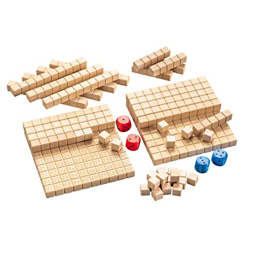 200020.IMP RE Wood Maths Hundred Space, Educational Game for Children ...