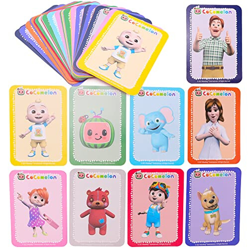 Toyland Cocomelon Playing Cards - Pairs/Snap/Colour Collect - Learn ...