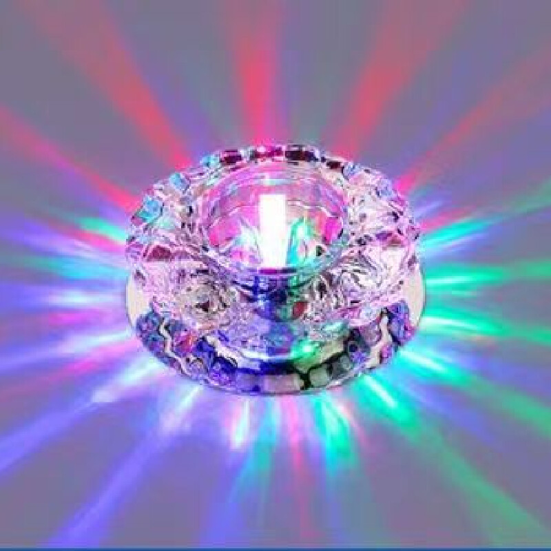 (Colorful) Spotlight Crystal Led Downlight For Aisle Entrance Hall ...