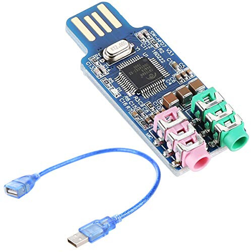 CM108 Sound Card Chip USB Drive Free Driver Sound Card Module Laptop ...