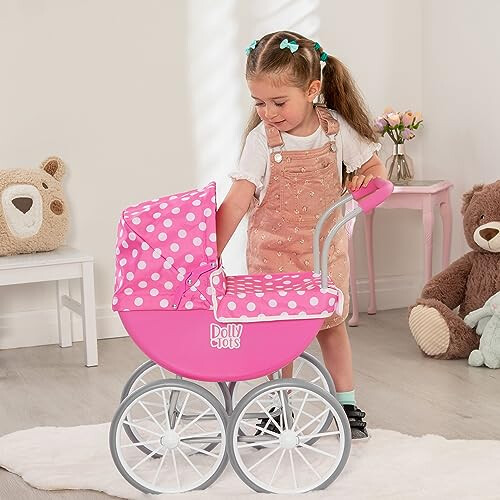 My First Carriage Pram | Traditional Style Carriage Dolls Pram ...
