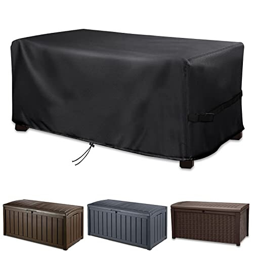 Cover for Garden Storage Box, Garden Storage Cover, for Outdoor Deck ...