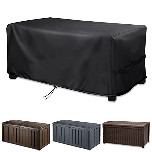 Cover for Garden Storage Box, Garden Storage Cover, for Outdoor Deck ...