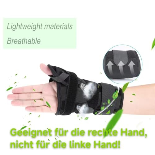 HKJD Thumb Wrist Support Spica Splint,De Quervain's Tenosynovitis ...