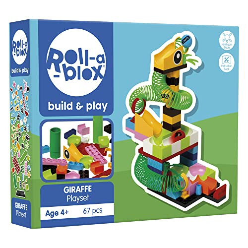 | Roll-a-blox - Giraffe Playset | Build, Roll and Play! | Construction ...
