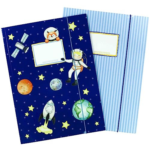 2 School folders for Children DIN A4 | Design Astronaut - Folder for ...