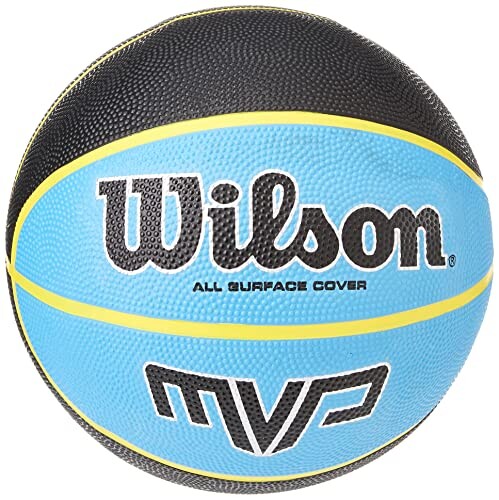 Unisex-Adult MVP Mini Basketball, Black/Blue, 3 on OnBuy