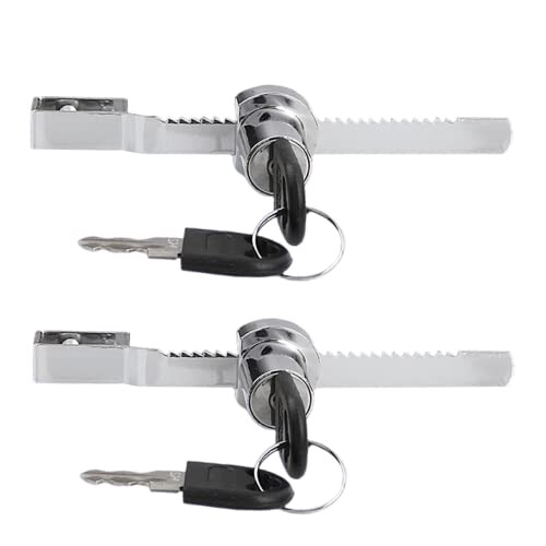 2 Set Sliding Glass Door Ratchet Lock Blade Sliding Glass Door Cabinet ...