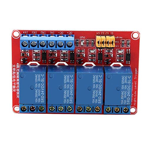 Relay Board, Keenso Relay Module 4 Channel with Optocoupler Low Level ...