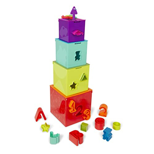 62243469471 Sorting & Stacking Boxes – Nesting Toddler Play Color-Coded ...