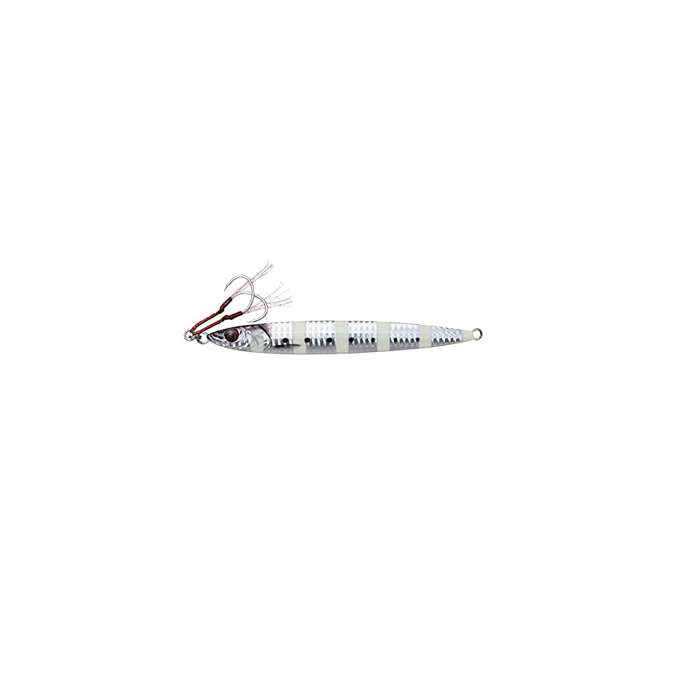 Slim Jig Minnow 80g 14cm Zebra Glow PHP 63946 c/o Reelfishing on OnBuy