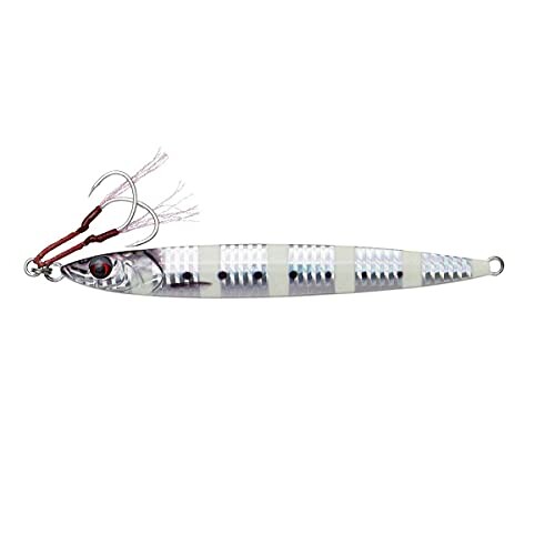 Slim Jig Minnow 80g 14cm Zebra Glow PHP 63946 c/o Reelfishing on OnBuy