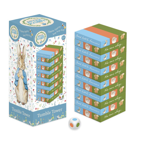 - Beatrix Potter - Peter Rabbit - Tumble Tower Game - Wooden Set With ...
