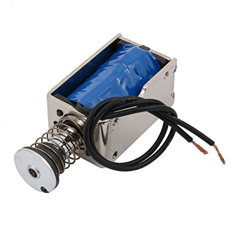 DC12V 400mA 10mm Stroke 45N Force Push Pull Type Frame DC Solenoid ...