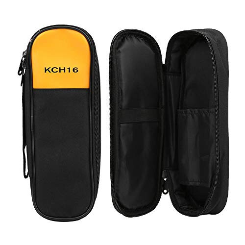 KCH16 PU Clamp Multimeter Storage Bag Black & Yellow Clamp Meter Bag on ...