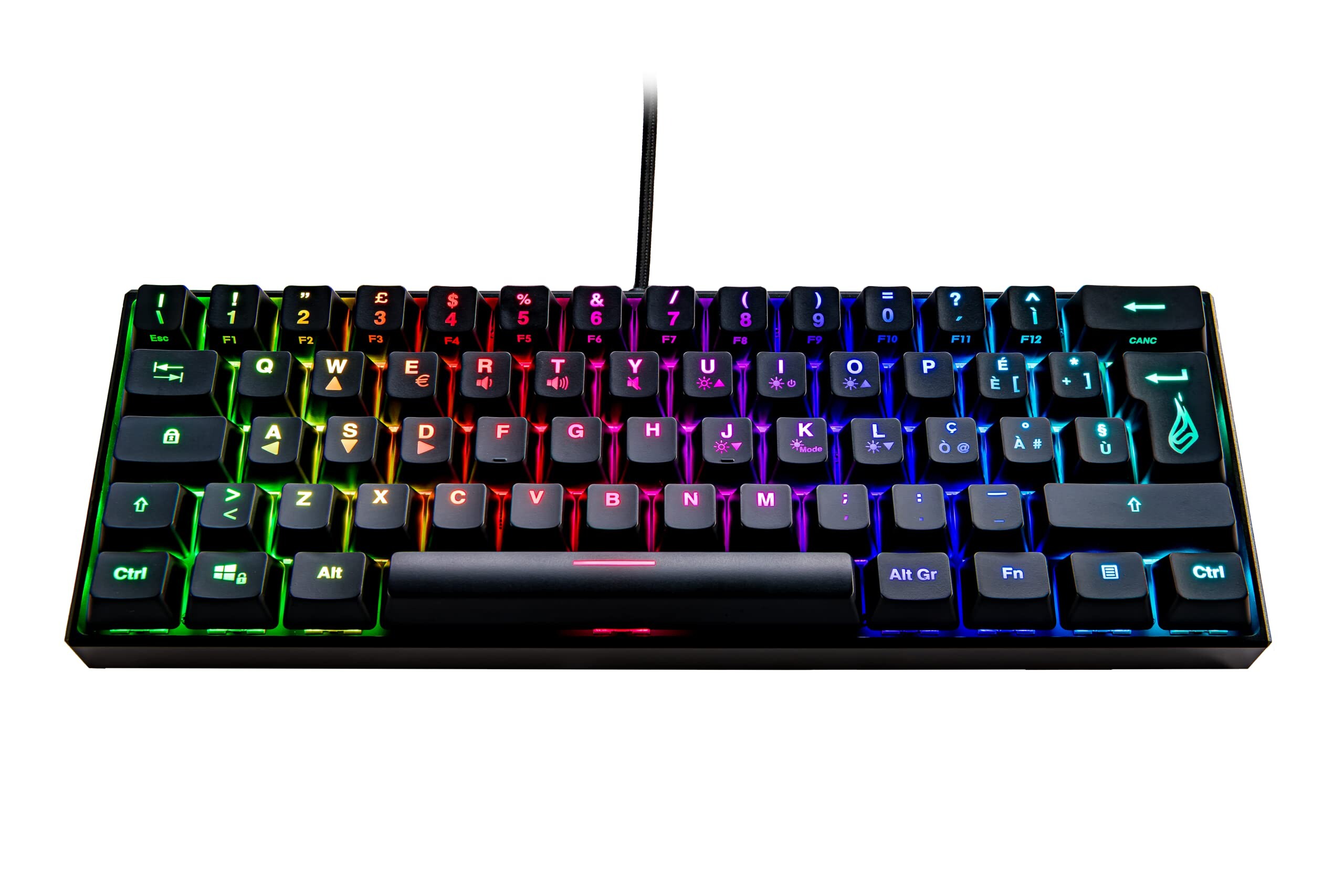 Kingpin M1 60% Mechanical Gaming Keyboard Italian, Gaming Keyboard ...