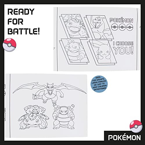 Pokemon Colouring Roll | Pokemon Colouring Set | Pokemon Colouring ...