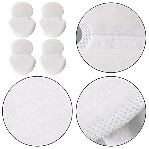 20 Pieces/10 Pack Disposable Underarm Sweat Pads Armpit Perspiration ...