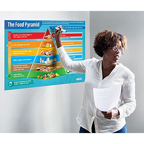 Food Pyramid | Science Posters | Laminated Gloss Paper measuring 850mm ...