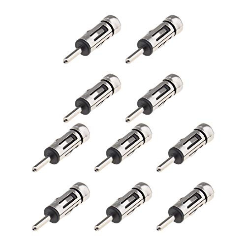 DIN Male Plug to ISO Female Car Aerial Converter Connector Vehicle Auto ...