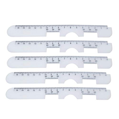 10Pcs Pupillary Distance Ruler Plastic Optical PD Ruler Pupil Distance ...