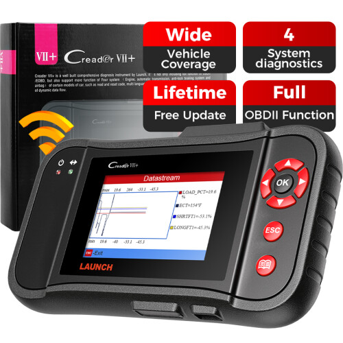 Launch X431 VII+ (CRP123) OBD2 Scanner Creader Car Diagnostic Code ...