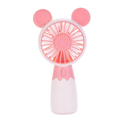 (Pink) Mini Fan Usb With Cartoon Design And Handheld Design Ideal ...