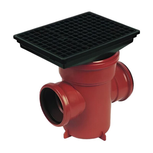 FloPlast Underground Back Inlet Bottle Gully Square Grid on OnBuy