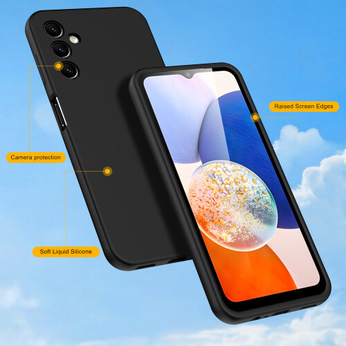 (Samsung Galaxy A54, Blue) For Samsung Galaxy A04s A14 A34 A54 S23 Ultra Liquid Silicone ...