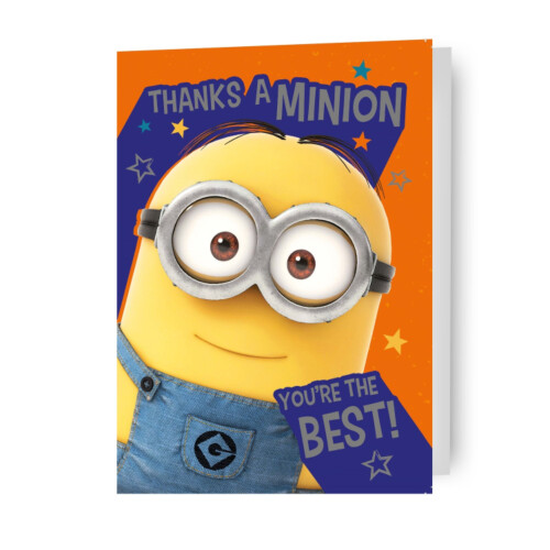 Despicable Me 'Thanks A Minion' Thank You Card on OnBuy