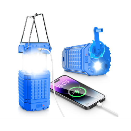 Chronus Solar Camping Lantern 5000mAh Capicity Rechargeable Camping ...