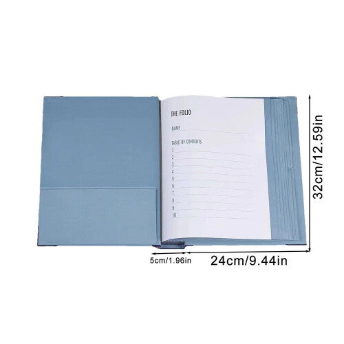 Document Storage Folder Multipurpose File Organizer Binder Portable ...