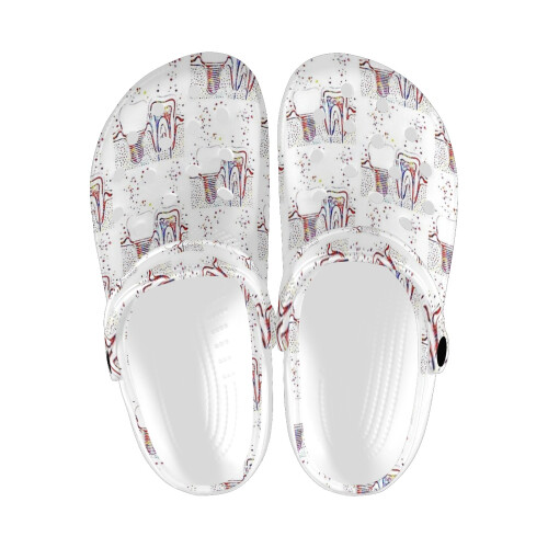 (Human teeth and dental implant_4020) Garden Clogs Shoes for Mens ...